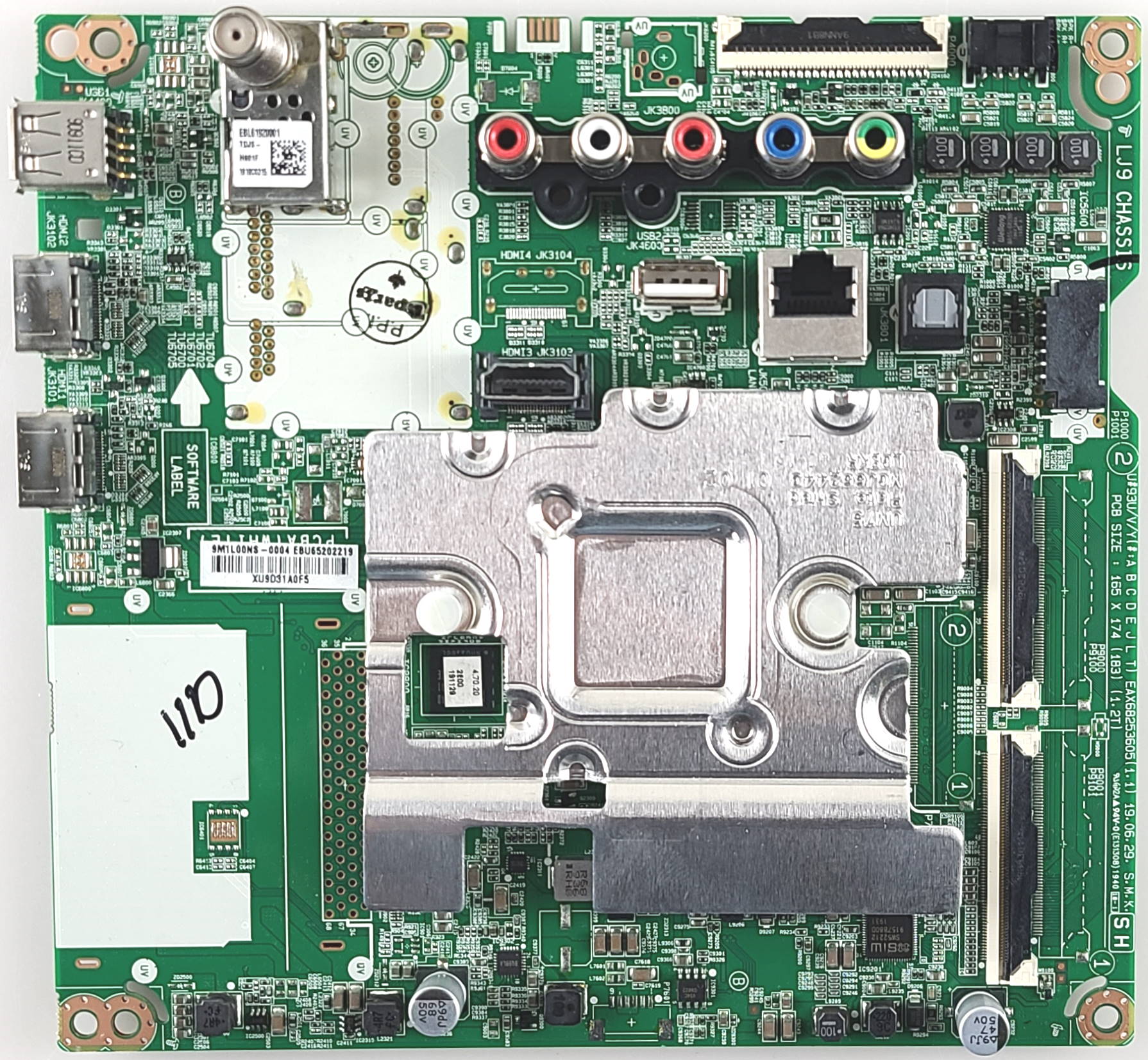 TVParts.ca - EBU65202219 LG Main Board For 43UM6910PUA